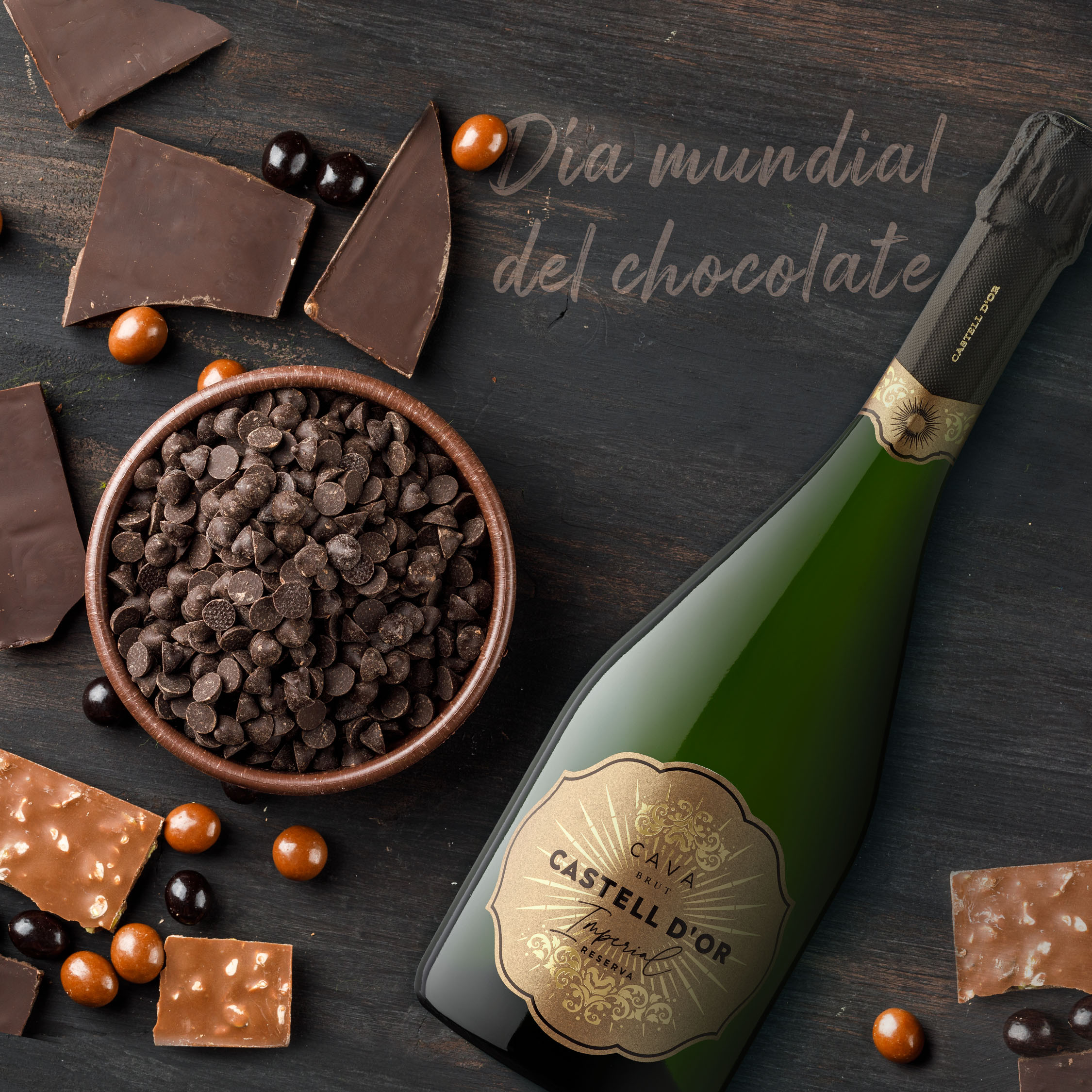 Maridaje de cava con chocolate: un placer delicioso | Castell d'Or